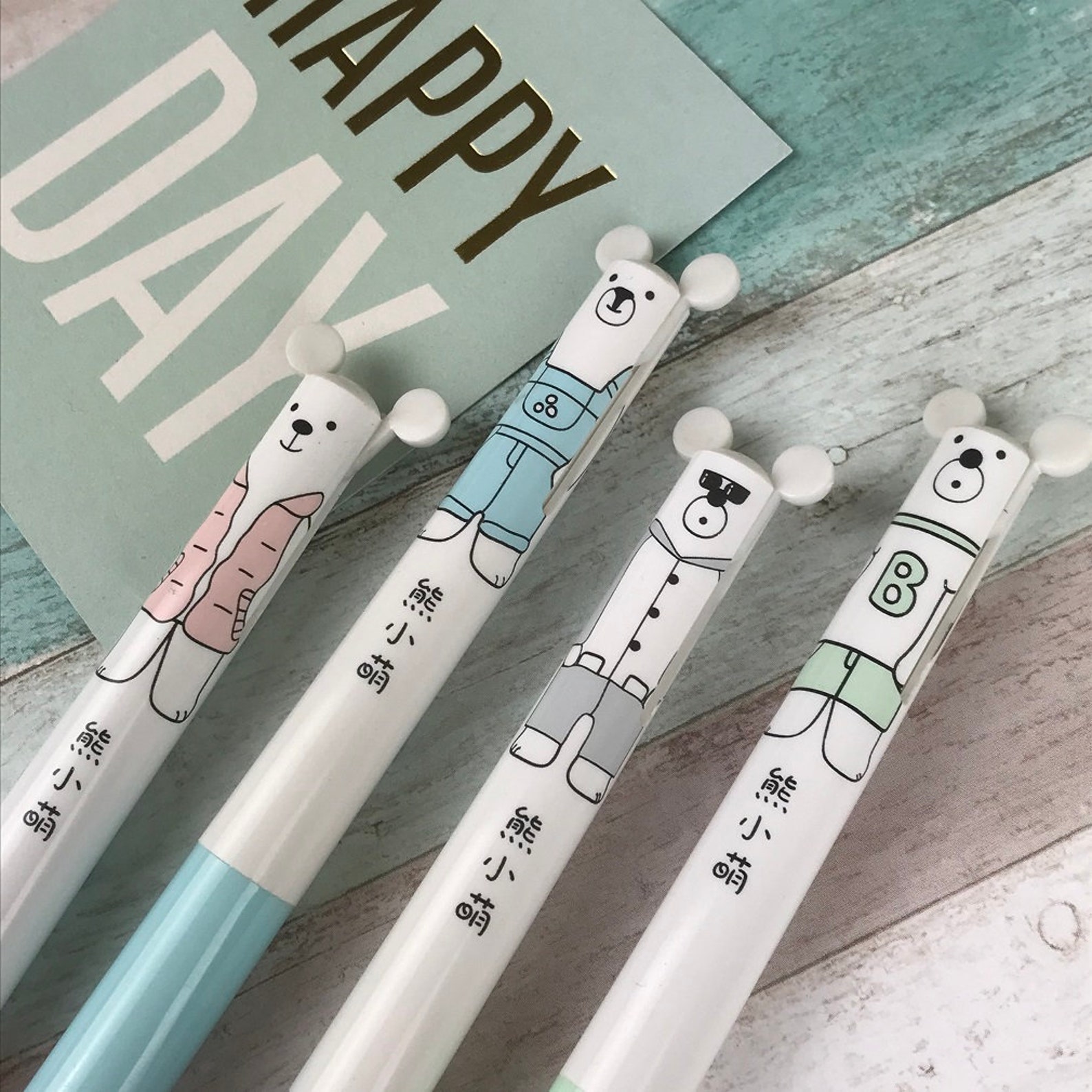 White Bear 2 in 1 Pen and Mechanical Pencil Ballpoint Pen - Etsy