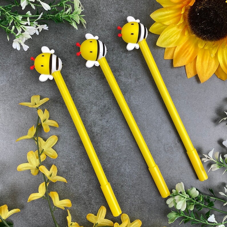 Cute Bee Gel Pen Bee Pen Gel Pen Bee Lover Gift Bee Bee | Etsy