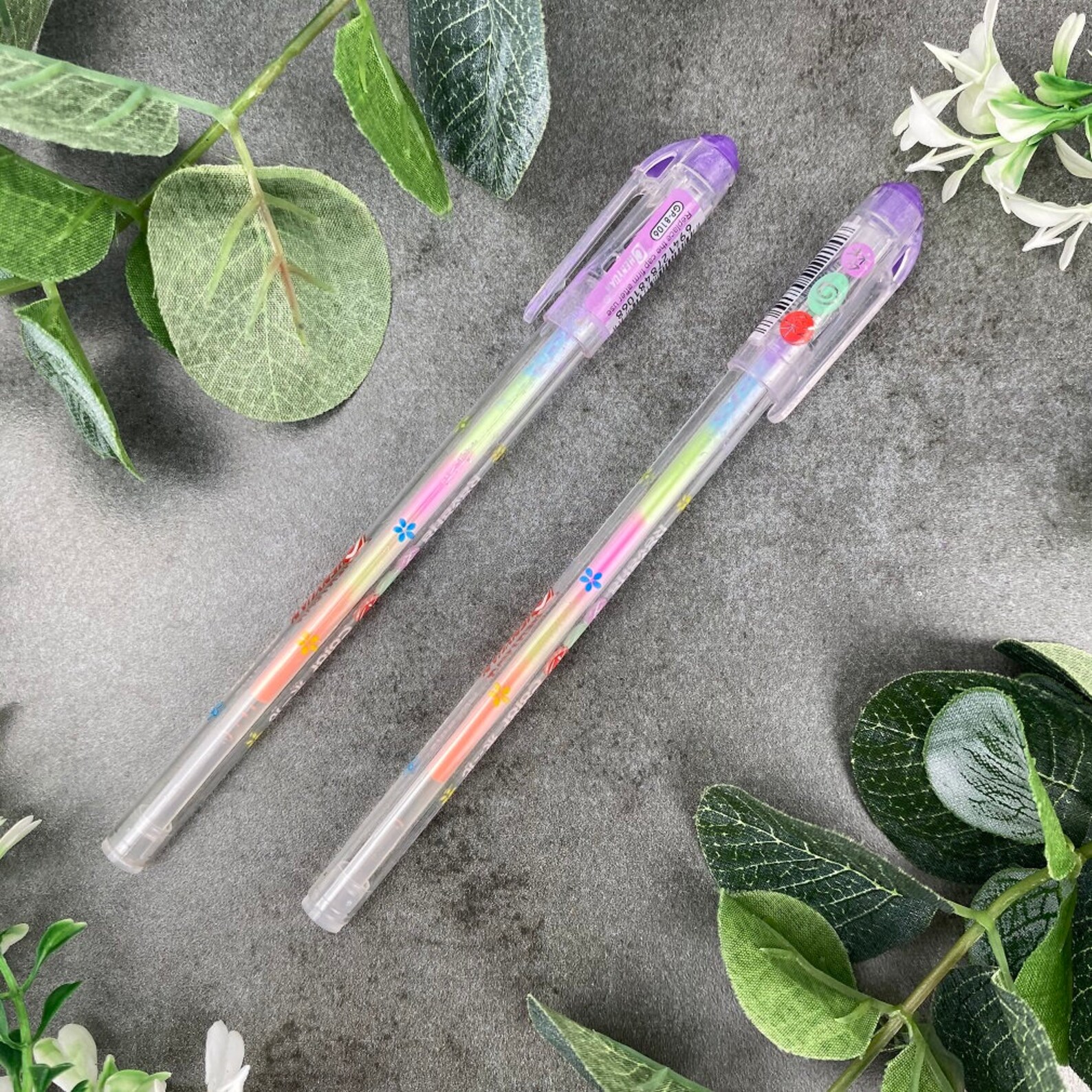 Fluorescent Gel Pen Gel Pen Rainbow Pen Fluorescent Pen - Etsy