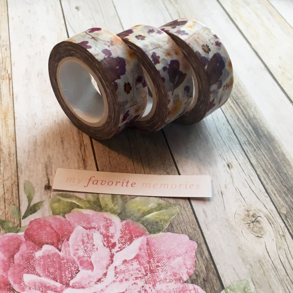 Washi Tape Wild Flower Washi Washi Tape Flower Flower - Etsy