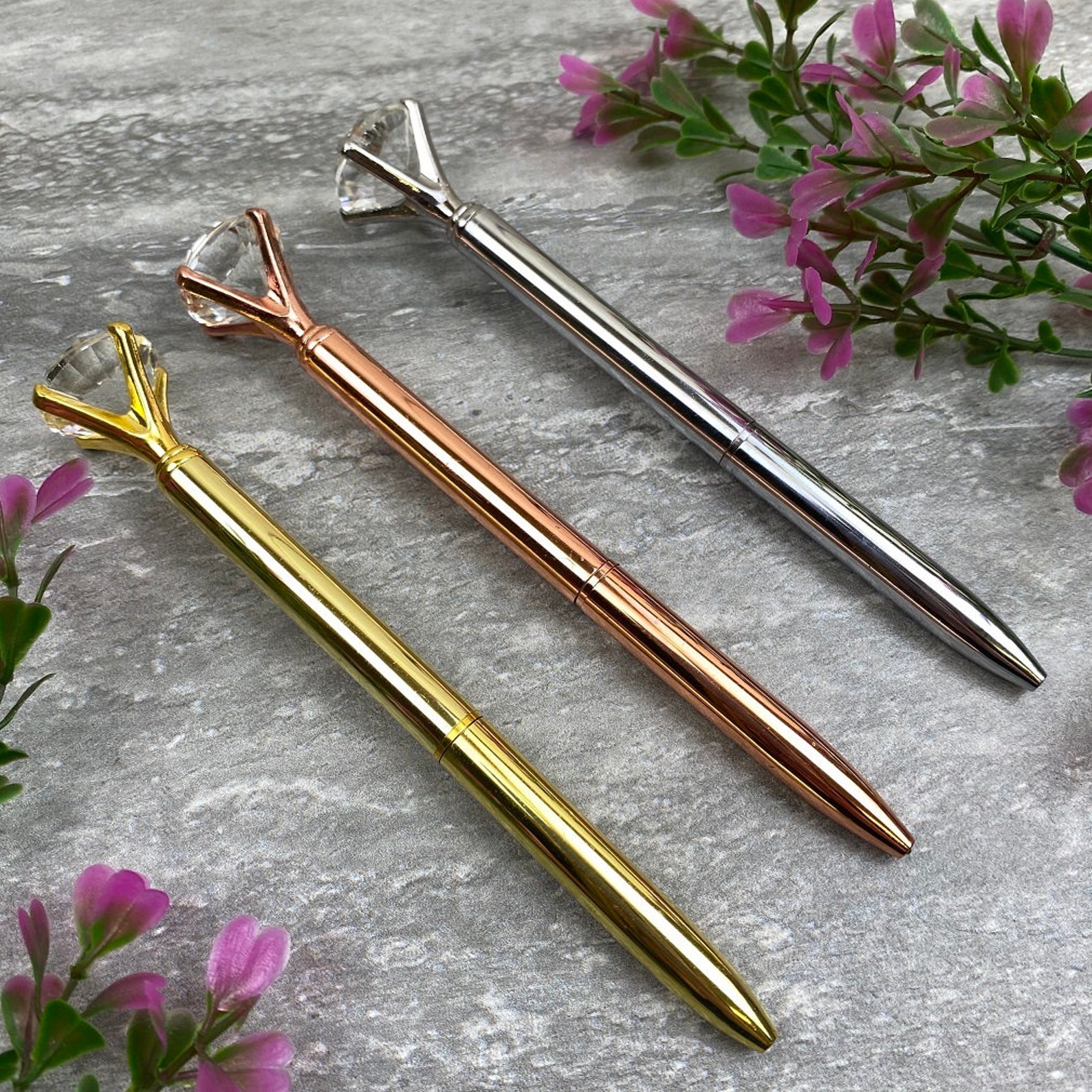 Diamond 'Rock' Pen Ballpoint Pen Luxury Pen | Etsy