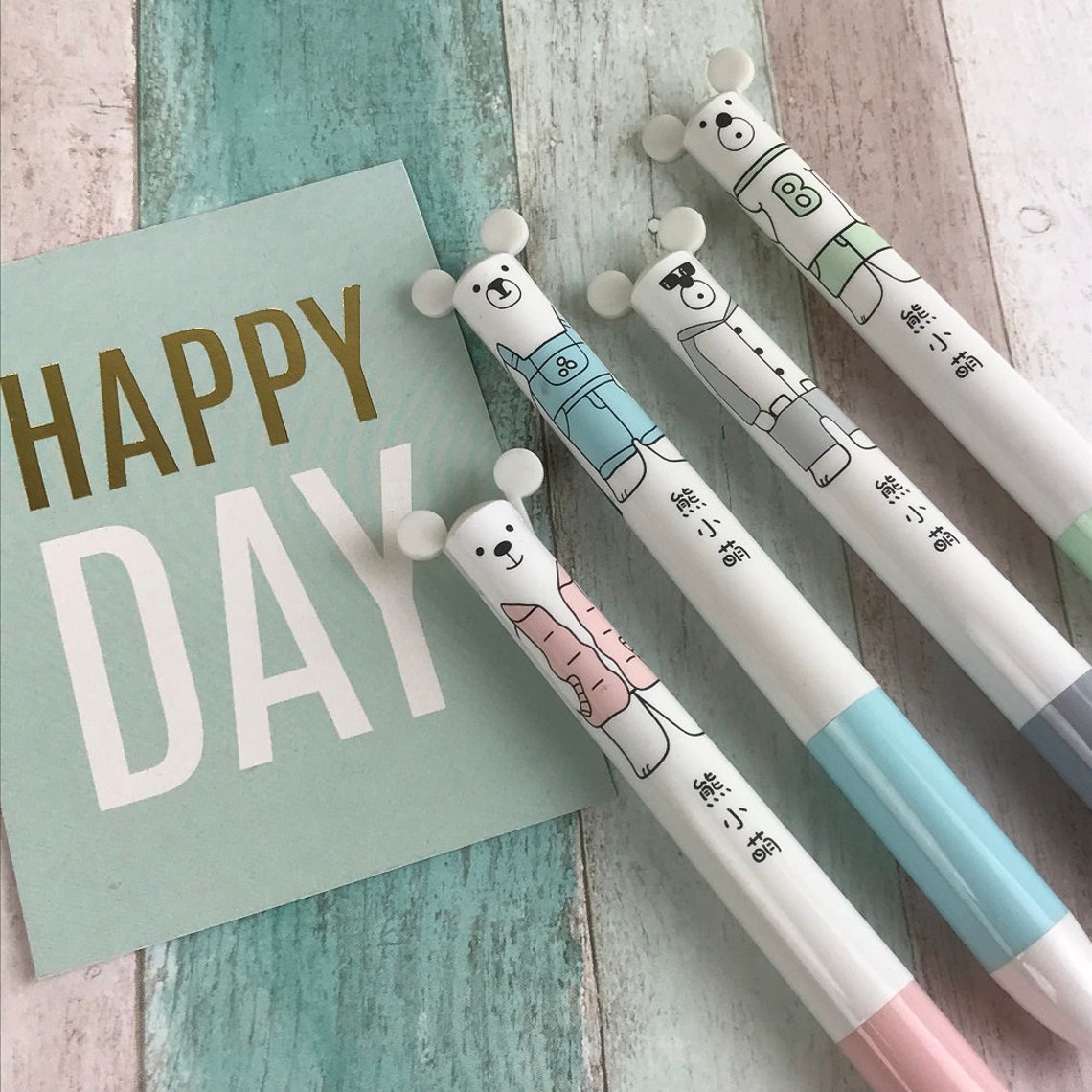 White Bear 2 in 1 Pen and Mechanical Pencil Ballpoint Pen - Etsy