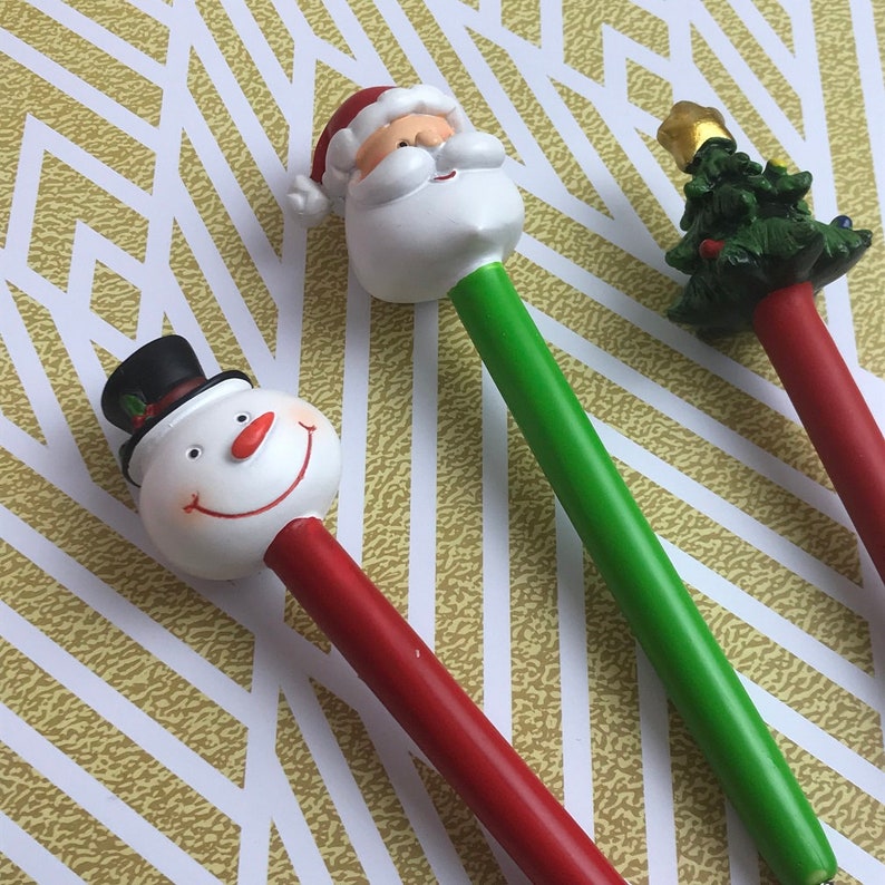 Christmas Pen Christmas Pens Cute Christmas Pen Christmas - Etsy