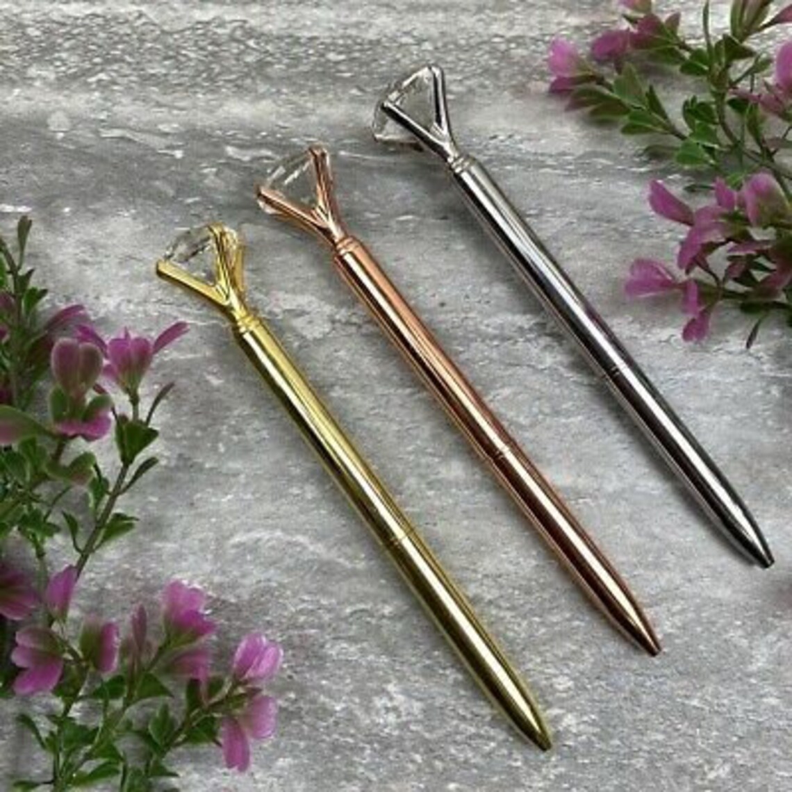 Diamond 'Rock' Pen Ballpoint Pen Luxury Pen | Etsy