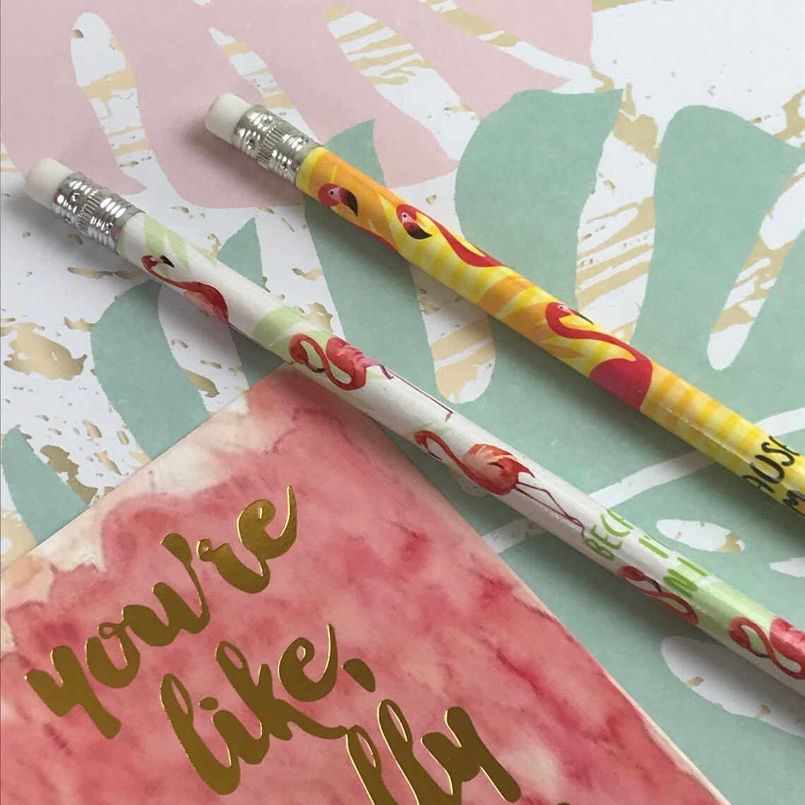 Flamingo Pencil Flamingo Pencil Wooden Pencil Flamingo - Etsy UK