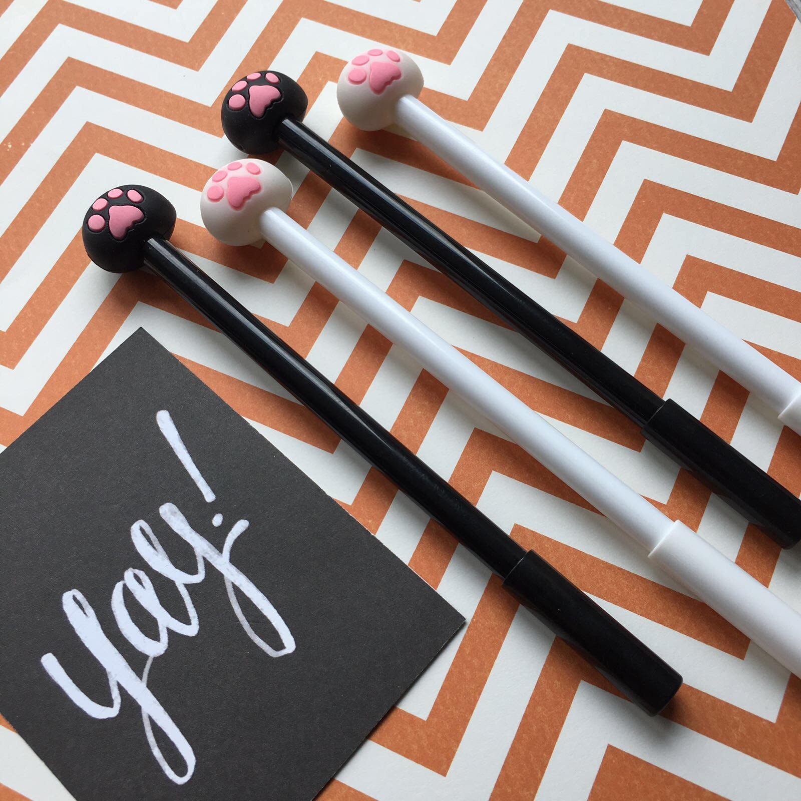 Cat Paw Print Gel Pen - Etsy