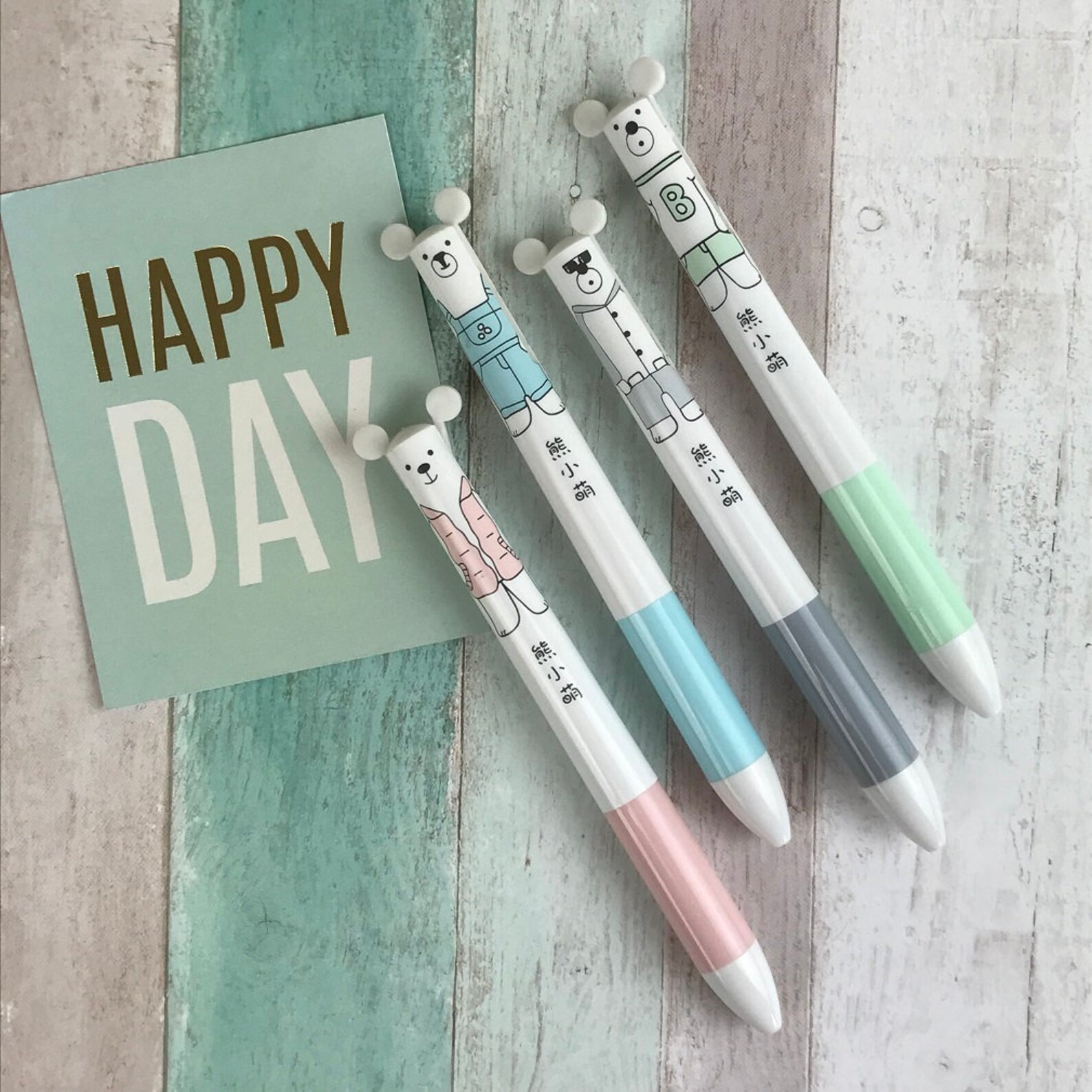 White Bear 2 in 1 Pen and Mechanical Pencil Ballpoint Pen - Etsy