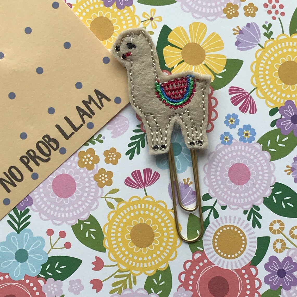 Llama Paper Clip Llama Llama Planner Clip Planner Clip - Etsy