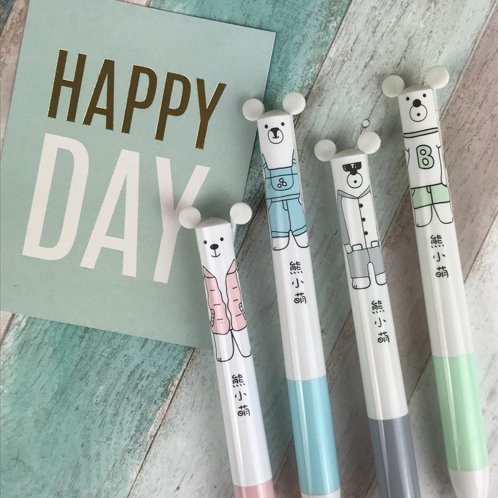 White Bear 2 in 1 Pen and Mechanical Pencil Ballpoint Pen - Etsy