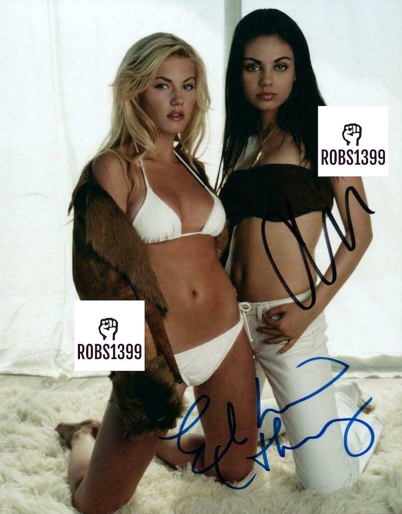 Mila Kunis And Elisha Cuthbert Autograph 8x10 Reprint Photo Etsy