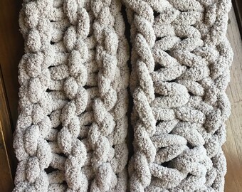 Hand knit scarf | Etsy