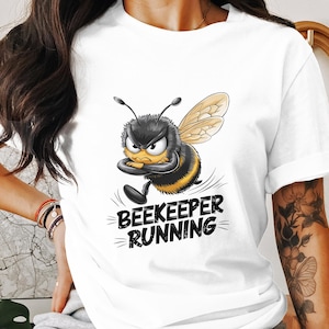 Funny Beekeeper Running T-shirt for Women, Ladyfit Bee Tee, Hilarious ...