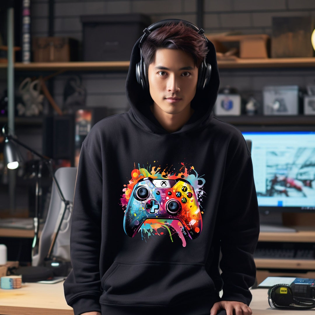 Gaming Hoodie for Gamers Gaming Controller 8 Design Gaming - Etsy