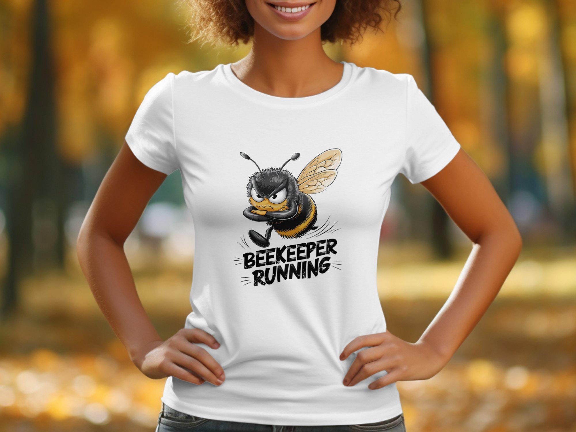 Funny Beekeeper Running T-shirt for Women, Ladyfit Bee Tee, Hilarious ...