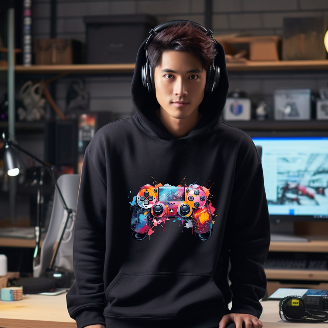 Gaming Hoodie for Gamers Gaming Controller #4 Design Gaming Hoody for ...