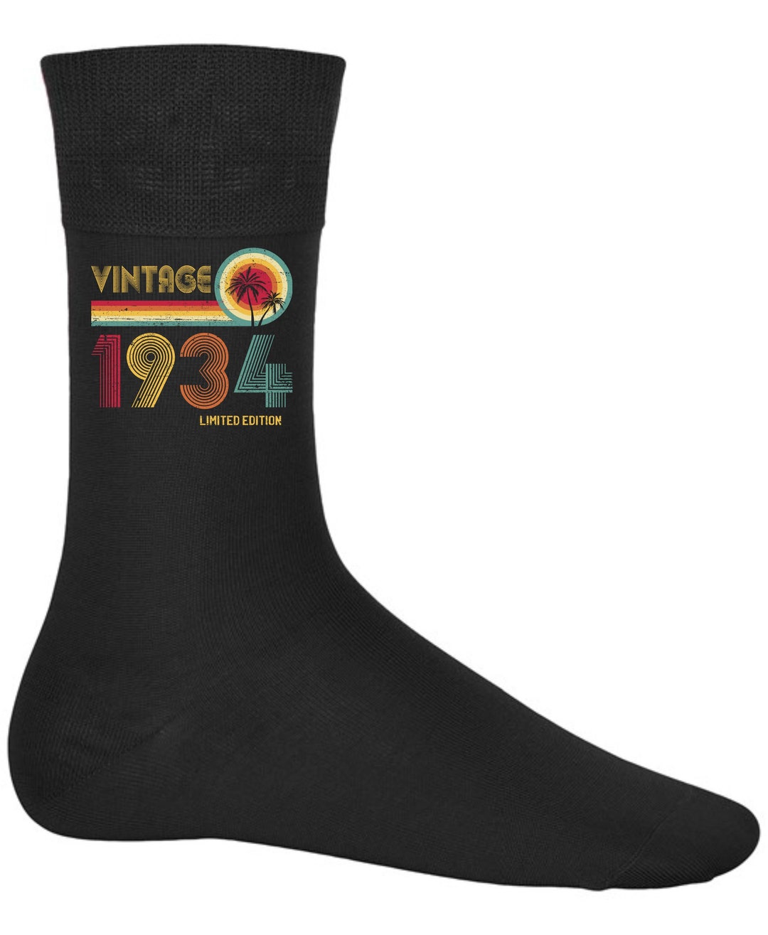 Socks 90th Birthday Gifts for Men or Women Vintage 1934 Limited Edition ...