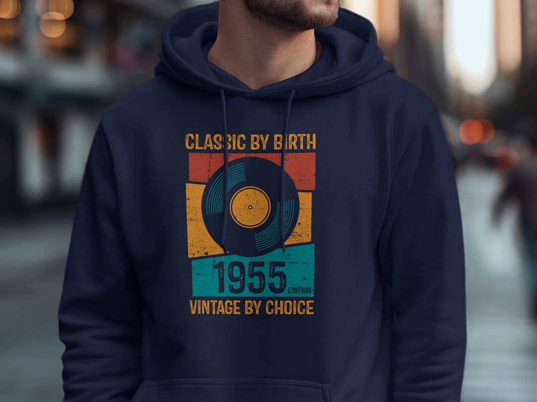 Vintage 1955 70th Birthday Shirt, Born in 1955, Classic by Birth, Retro ...