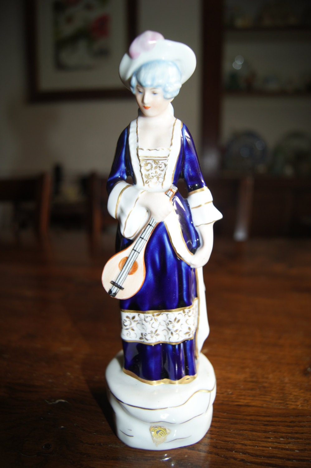 A Beautiful Royal Dux Bohemia Female Musician Figurine. - Etsy