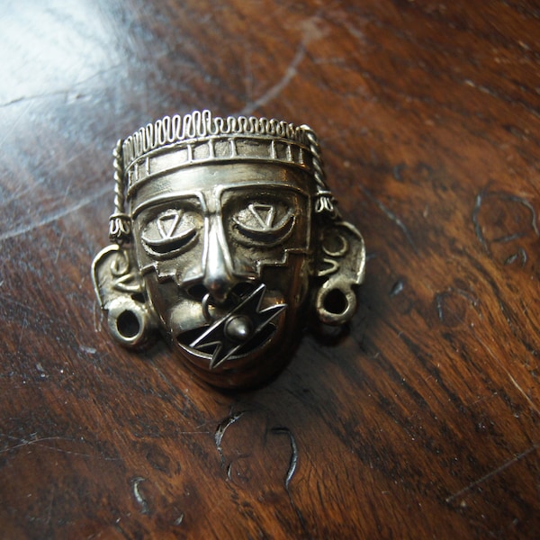 Aztec Brooch - Etsy UK