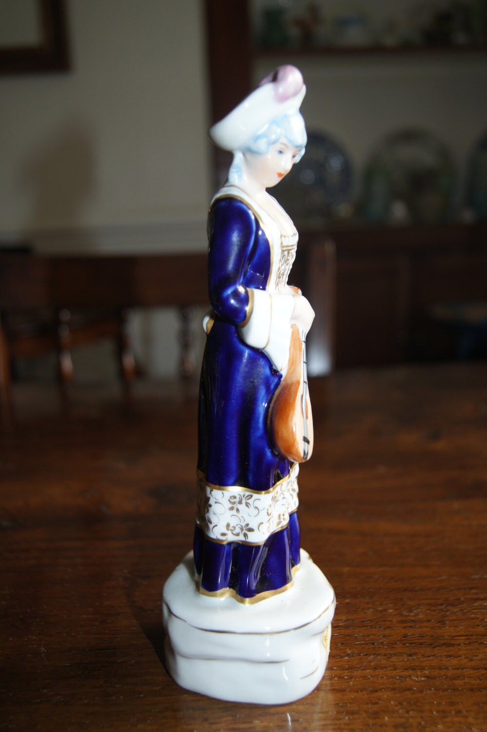 A Beautiful Royal Dux Bohemia Female Musician Figurine. - Etsy