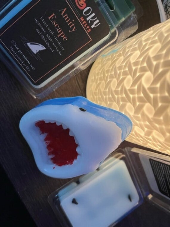 Shark Character Wax Melt With Matching Clamshell Halloween - Etsy