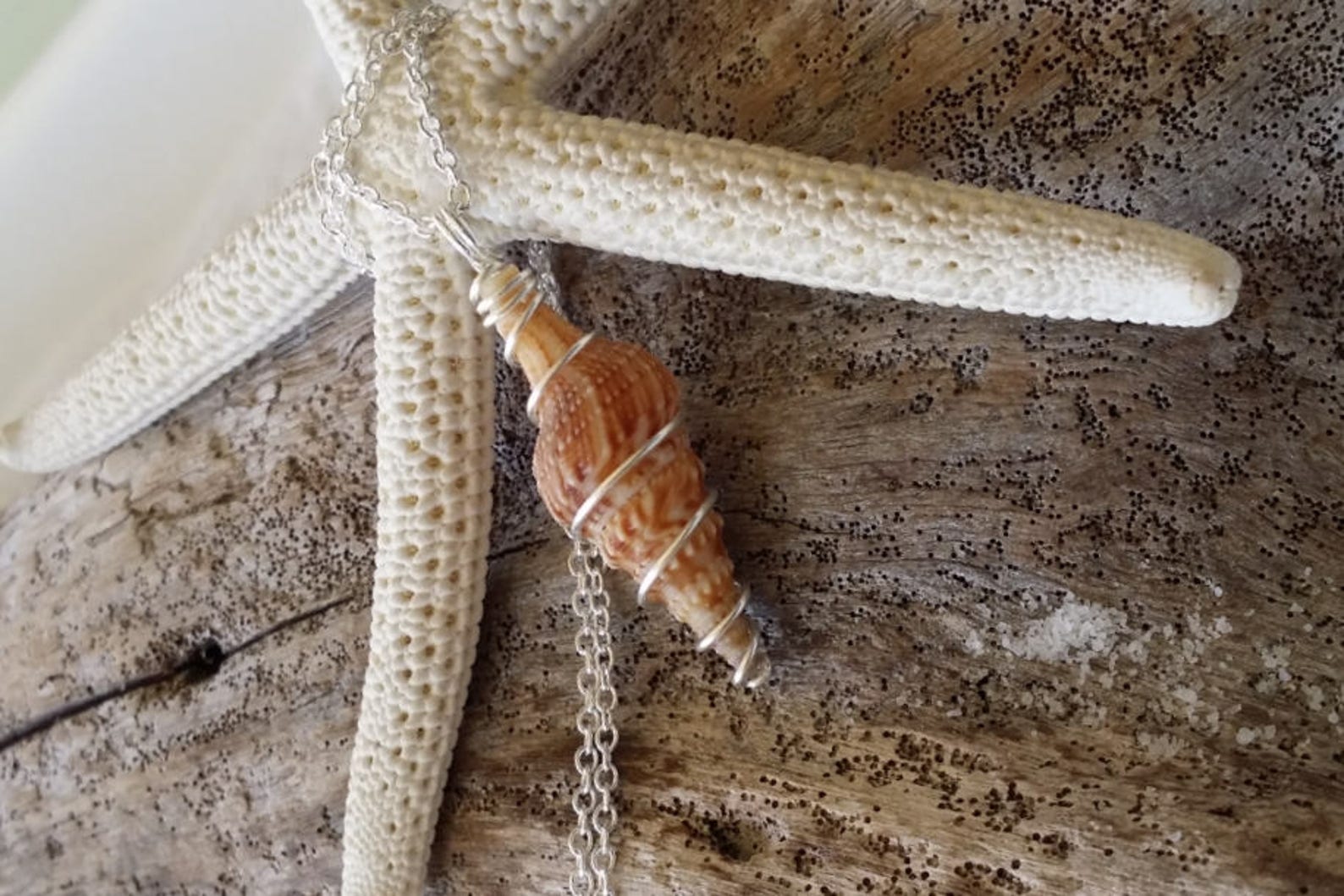 Handmade in Hawaii Wire Wrapped Natural Conch Seashell - Etsy