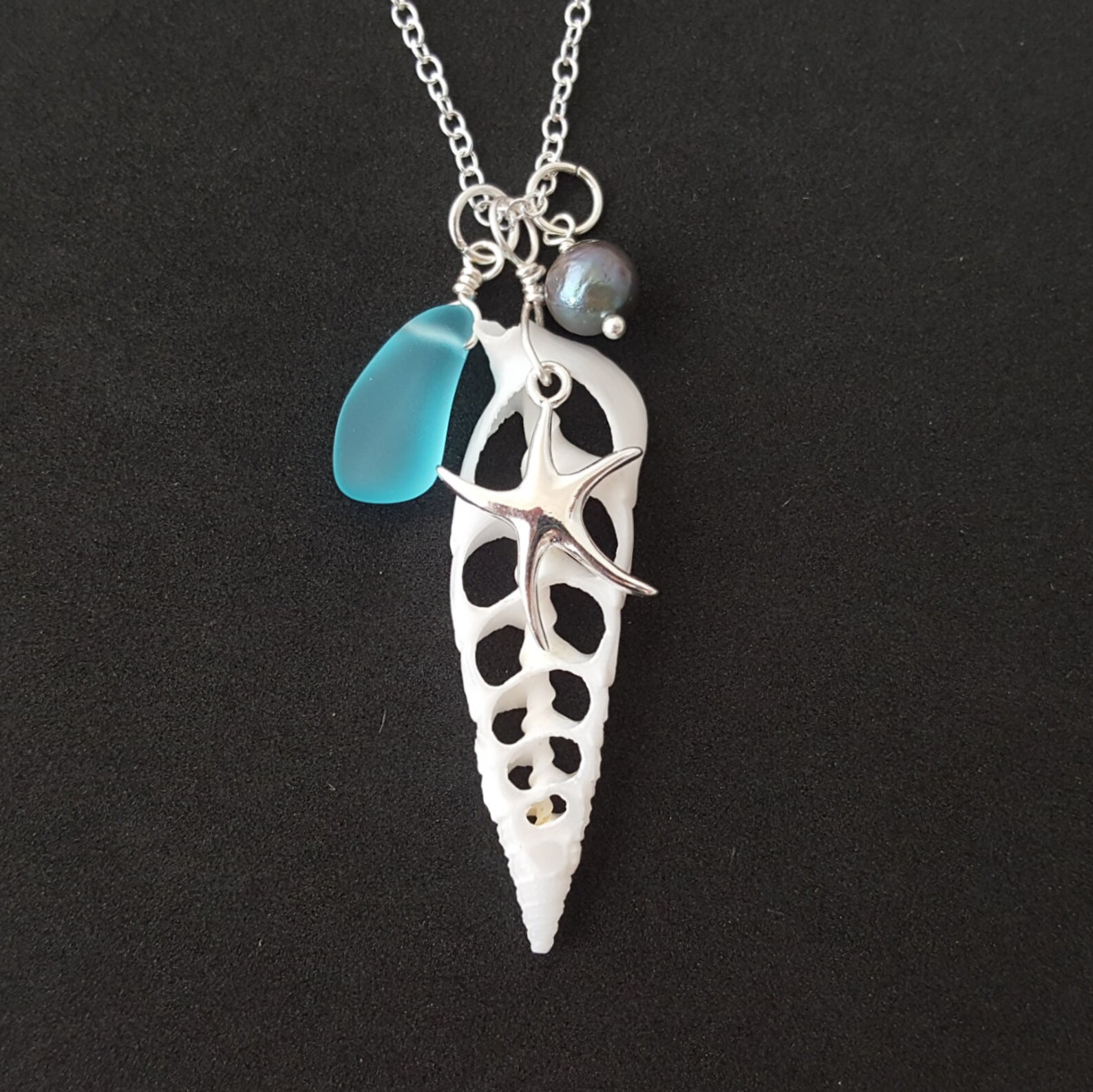 Hawaii Center Sliced Natural Terebra Turritella Shell Necklace - Etsy