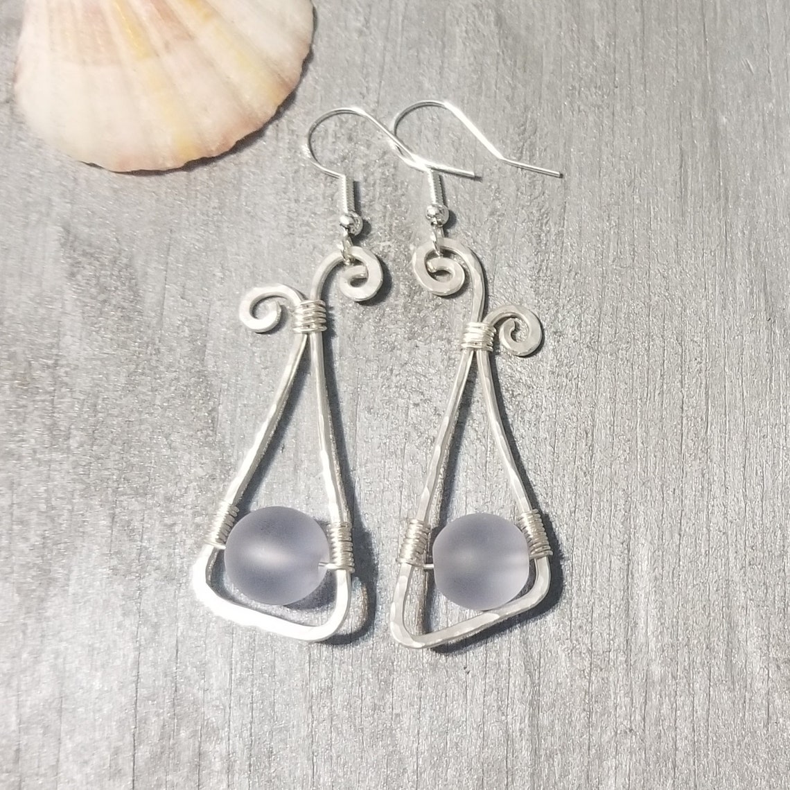 Handmade in Hawaii Hammered Wire Triangle Loop magical - Etsy