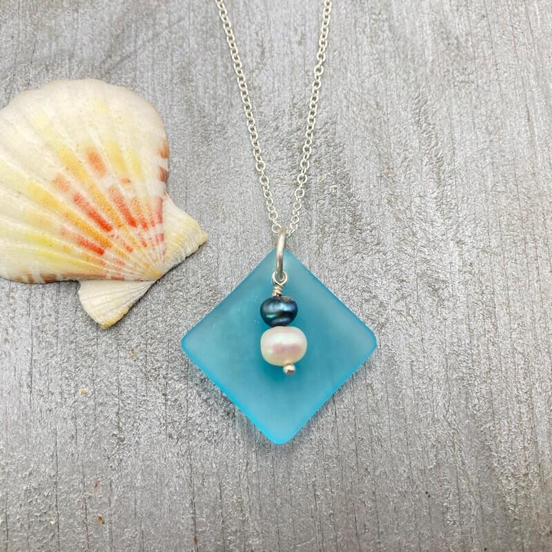 White Curved Sea Glass - Etsy