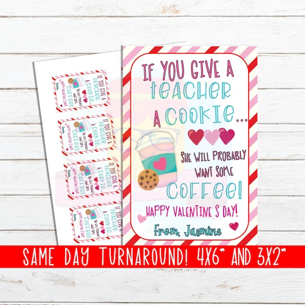 Teacher Valentines - Etsy