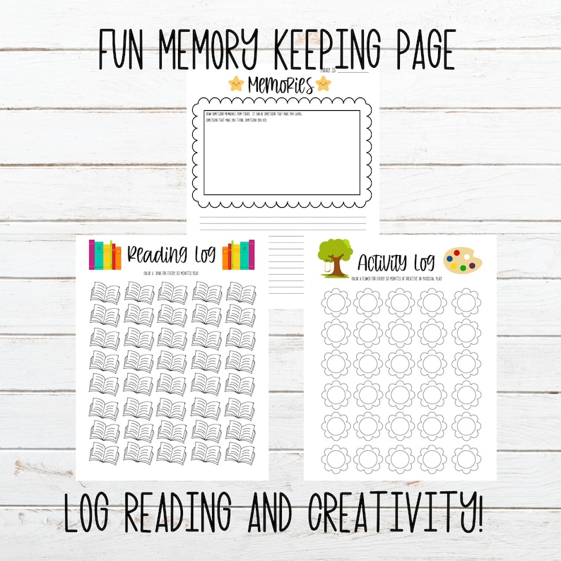 Kids Daily Journal Printable, Daily Reflection for Kids - Etsy