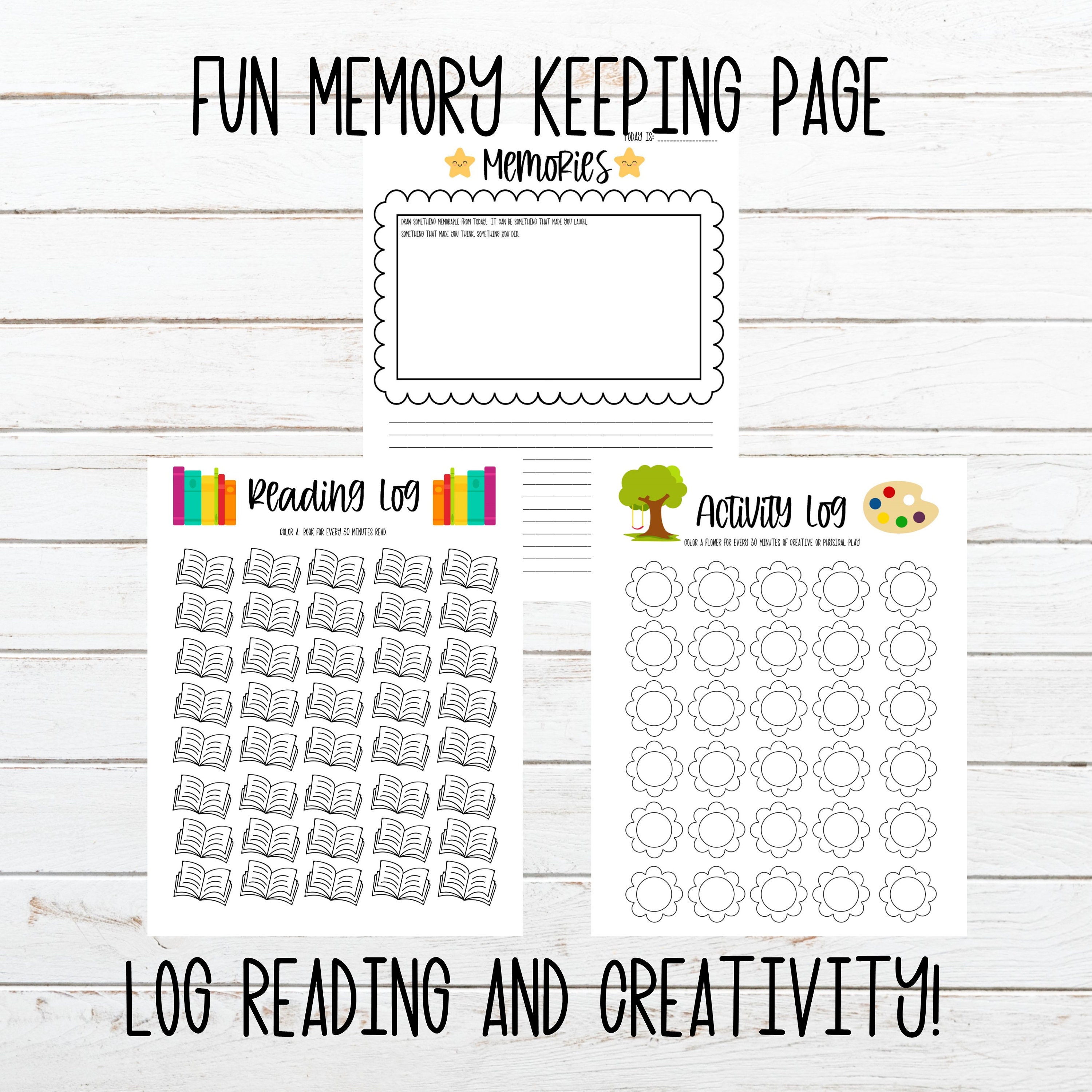 Kids Daily Journal Printable, Daily Reflection for Kids - Etsy