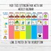 Printable School Activity Cards 114 Cards Included, Visual Calendar ...