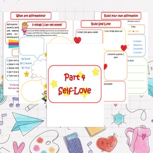 Mindfulness Guided Journal for Kids, Positive Thinking, Mental Health ...