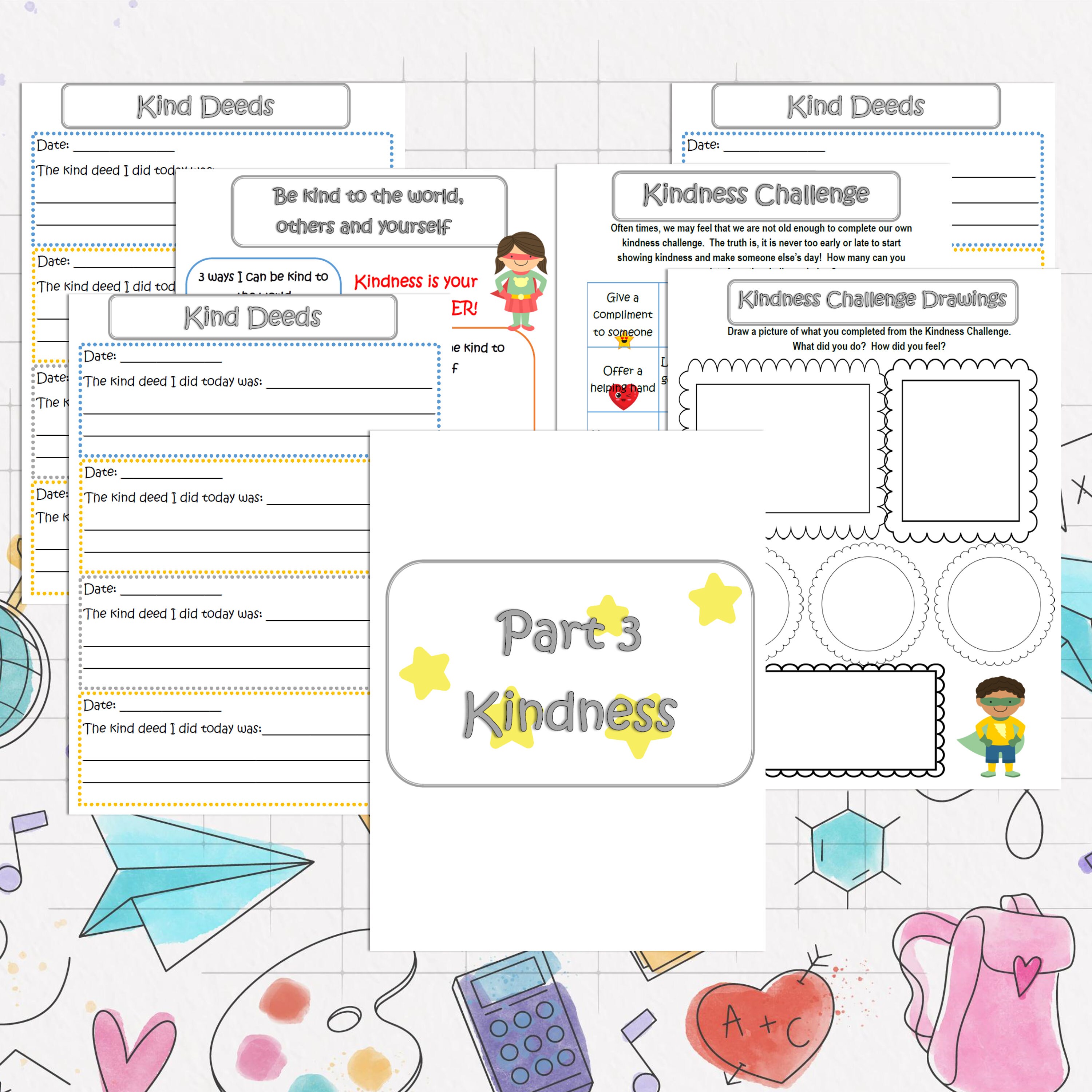 Mindfulness Guided Journal for Kids Positive Thinking Mental | Etsy