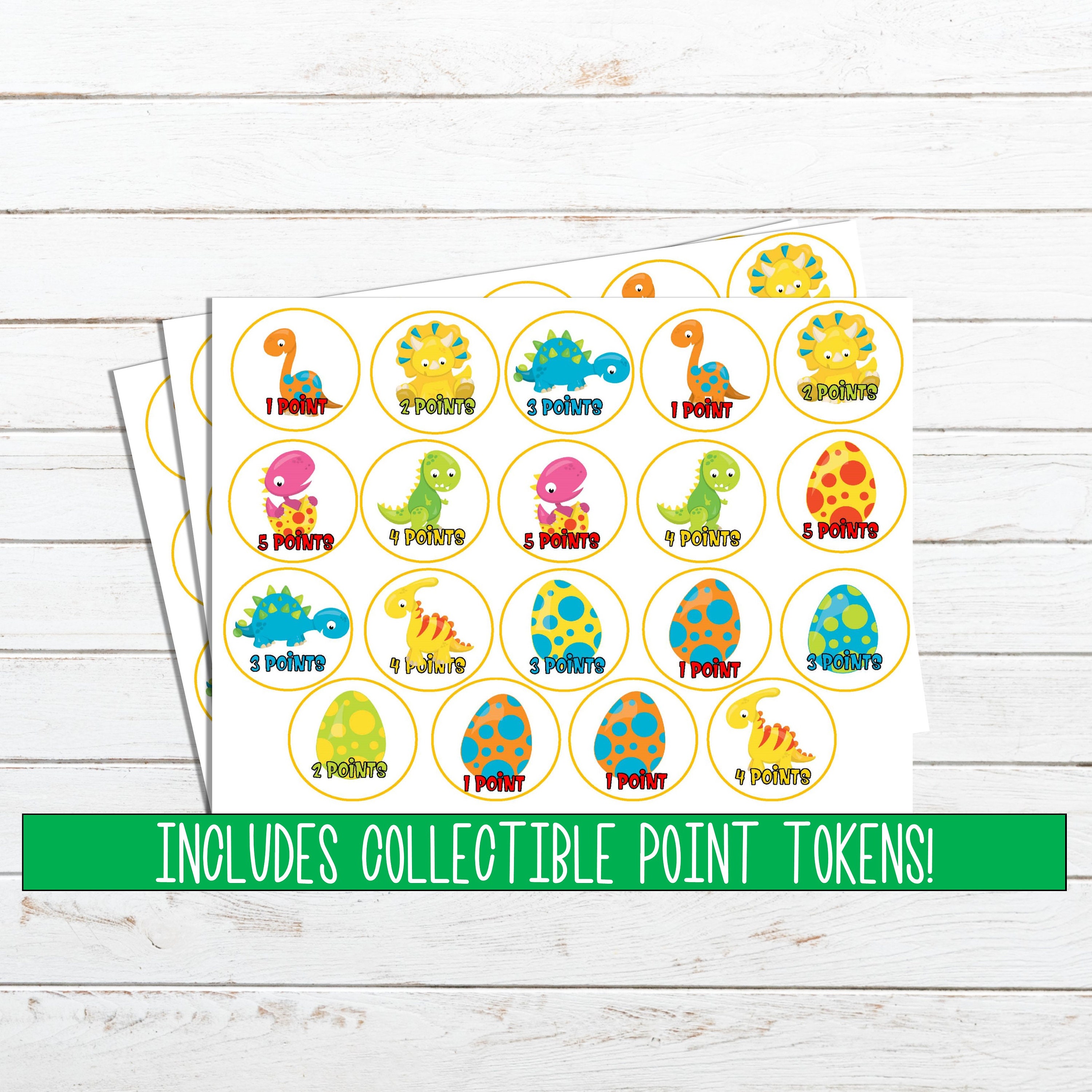 Buy EDITABLE Dinosaur Reward Chart With Tokens, Printable Dinosaur ...