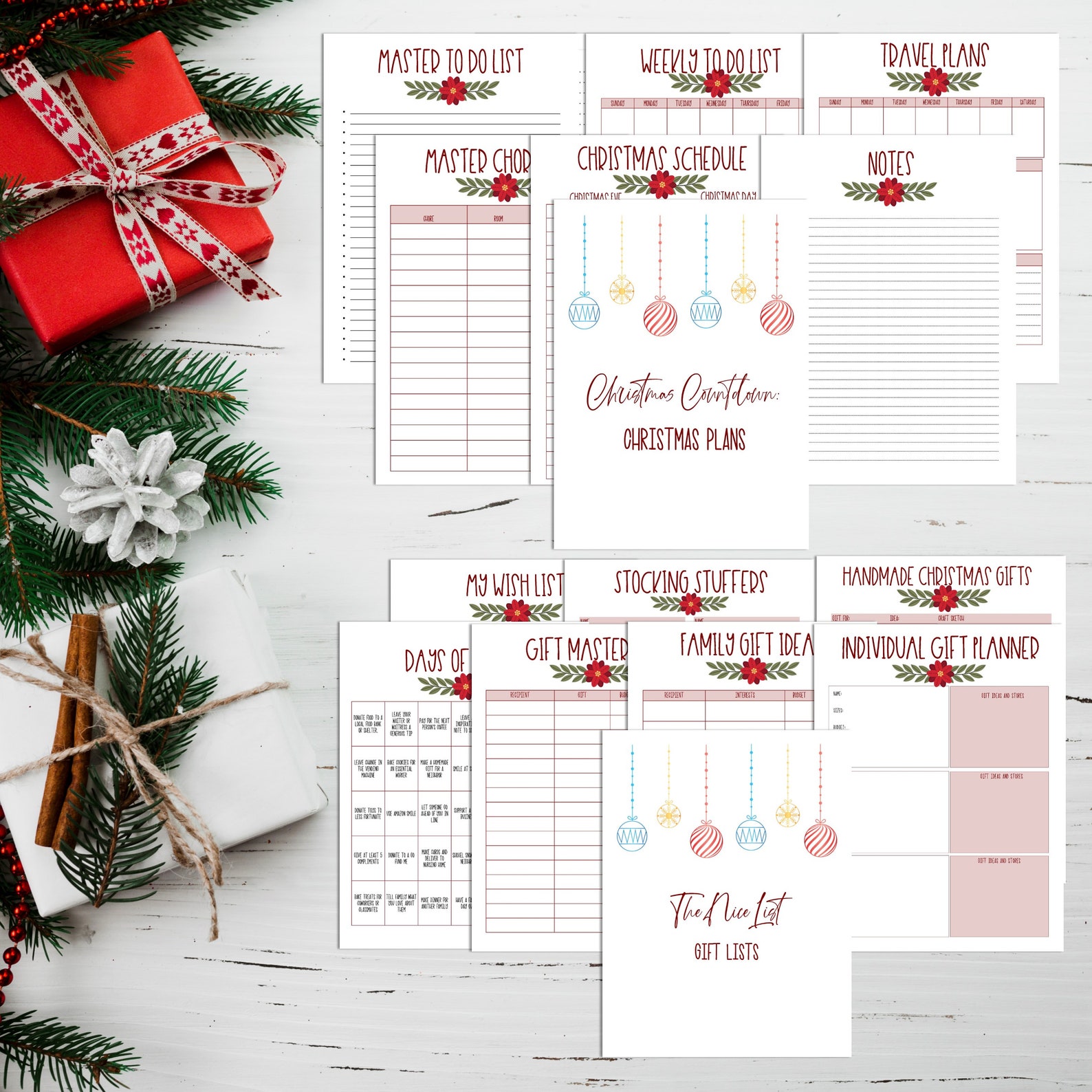 Ultimate Christmas Planner Gift Budget Planner Xmas Planner | Etsy