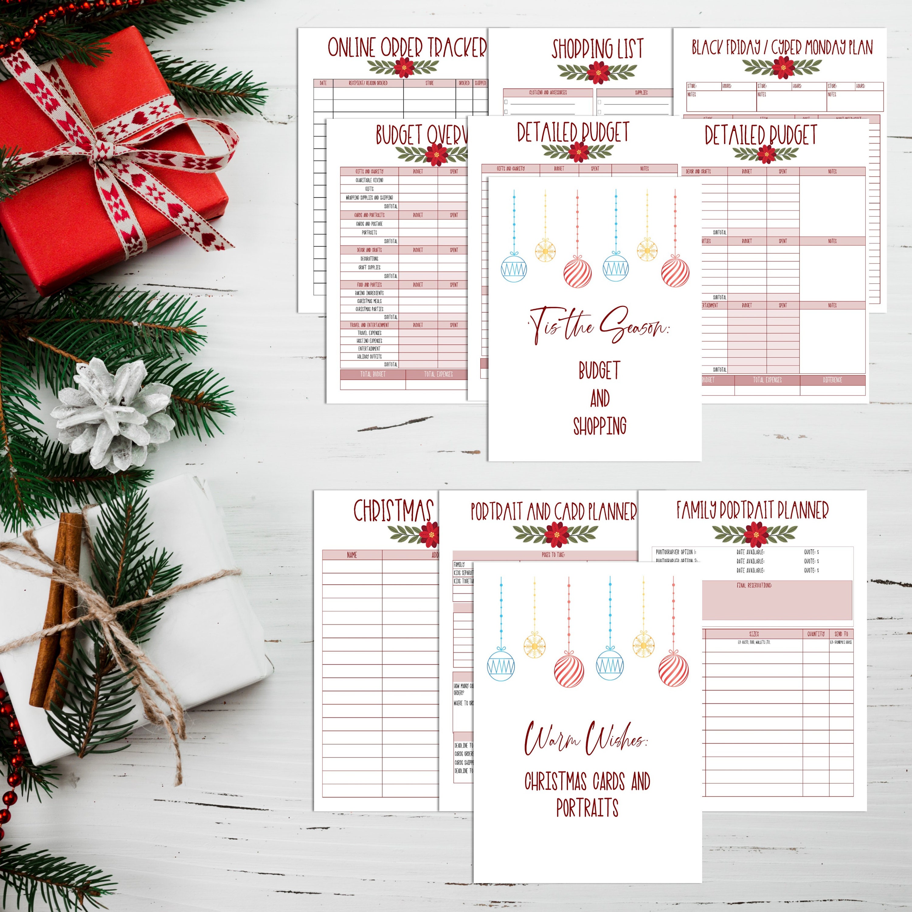 Ultimate Christmas Planner Gift Budget Planner Xmas Planner | Etsy