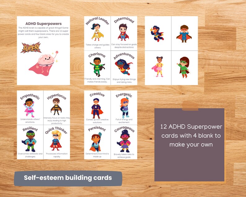 Printable Kid ADHD Workbook - Etsy