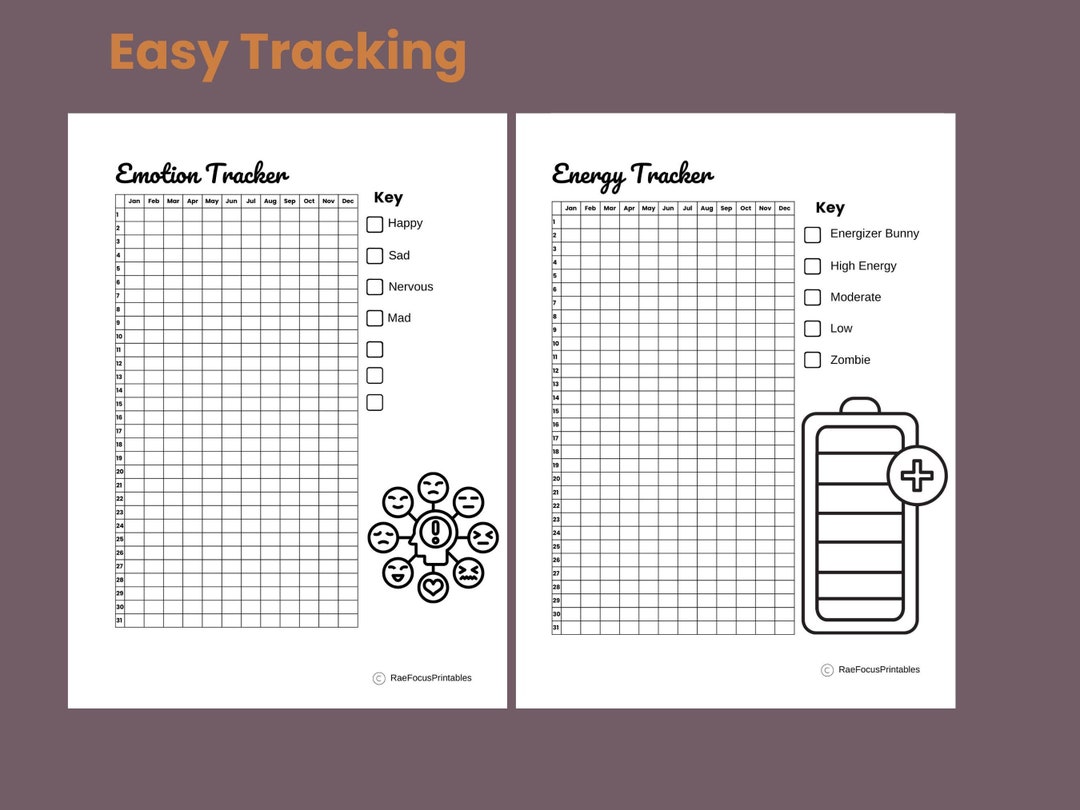 Printable Bullet Tracker Journal - Etsy