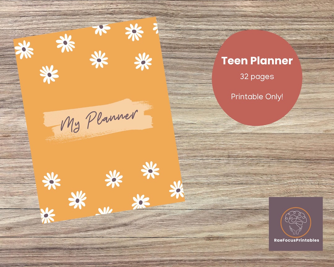 Printable Teen Planner & Tracker for Students - Etsy