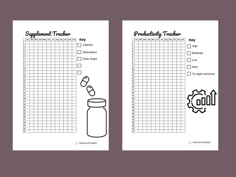 Printable Bullet Tracker Journal - Etsy