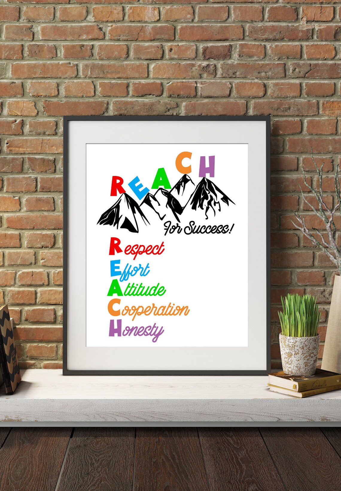 Reach for Success Classroom Decor Classroom Rules Teacher - Etsy Canada