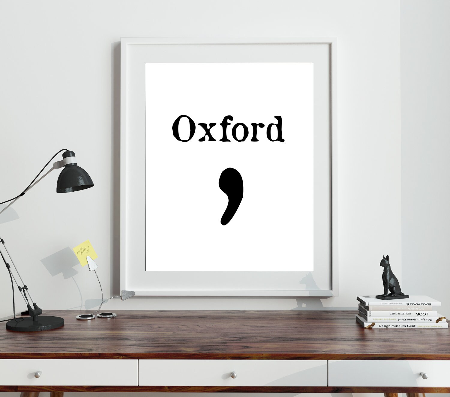 Oxford Comma, Grammar Printable, Team Oxford Comma, Dorm Decor, Dorm ...