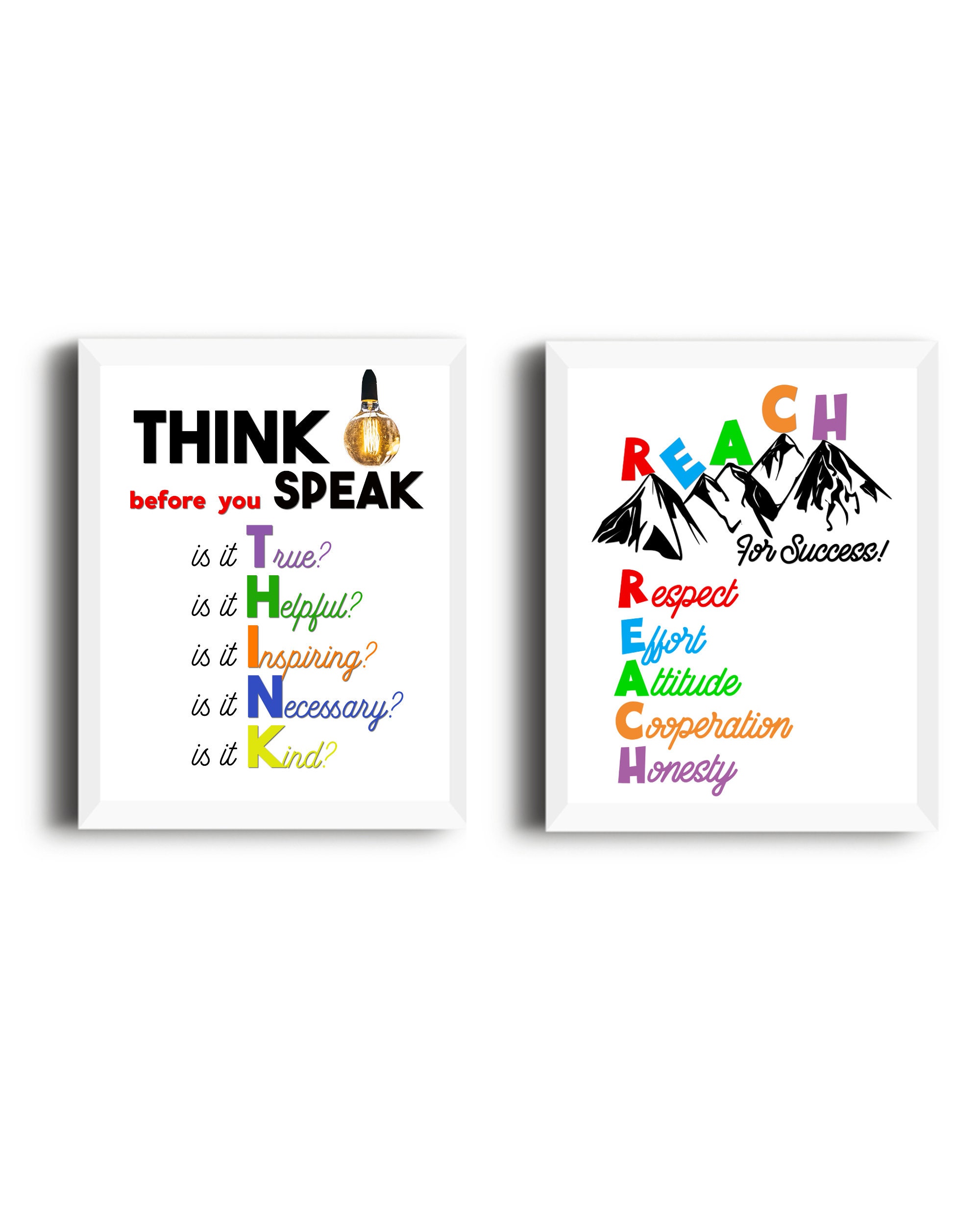 Classroom Decor Teacher Gift Classroom Prints Set of - Etsy
