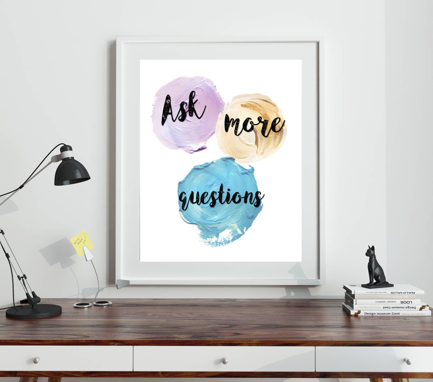 Ask More Questions, Motivational Quote, Work Printable, Classroom ...