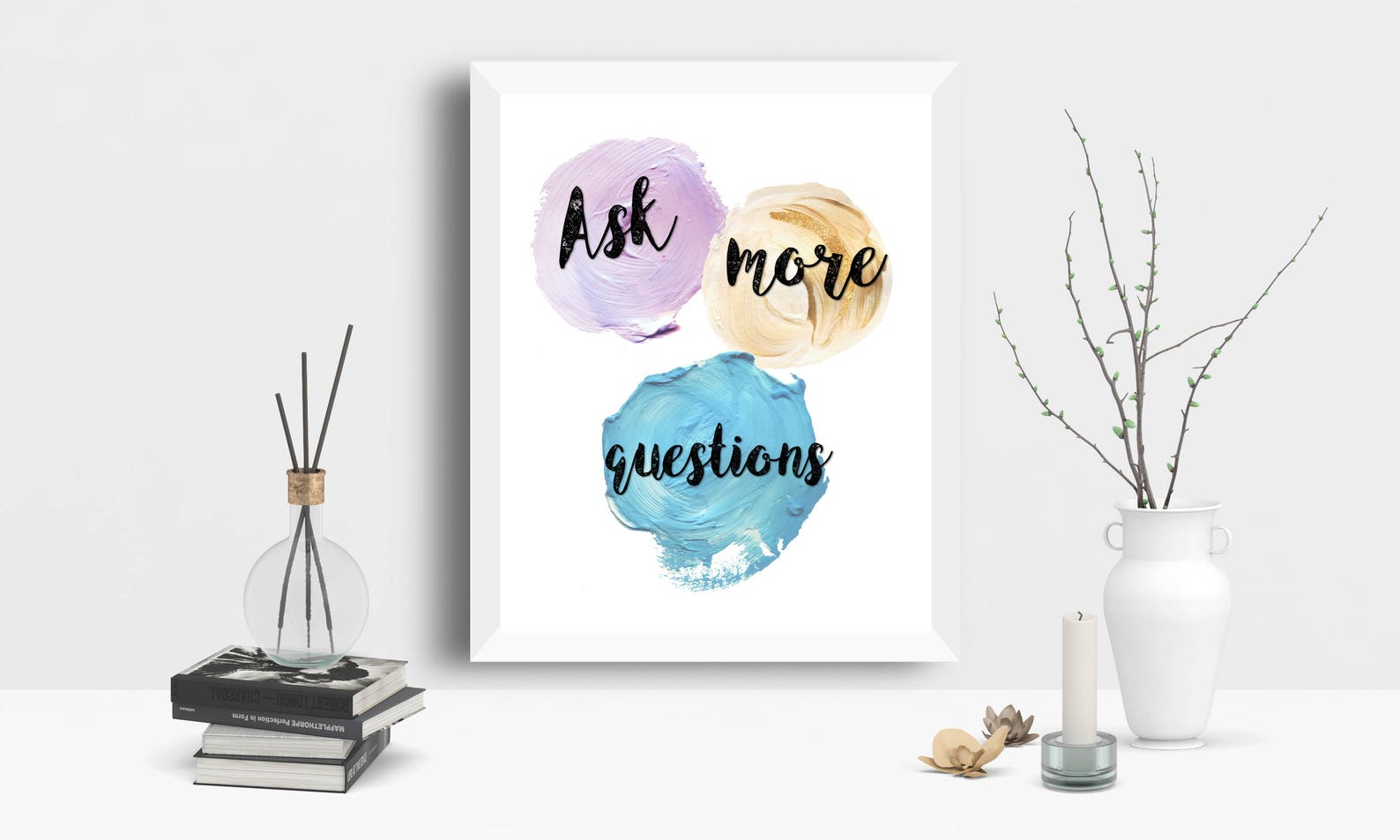 Ask More Questions, Motivational Quote, Work Printable, Classroom ...
