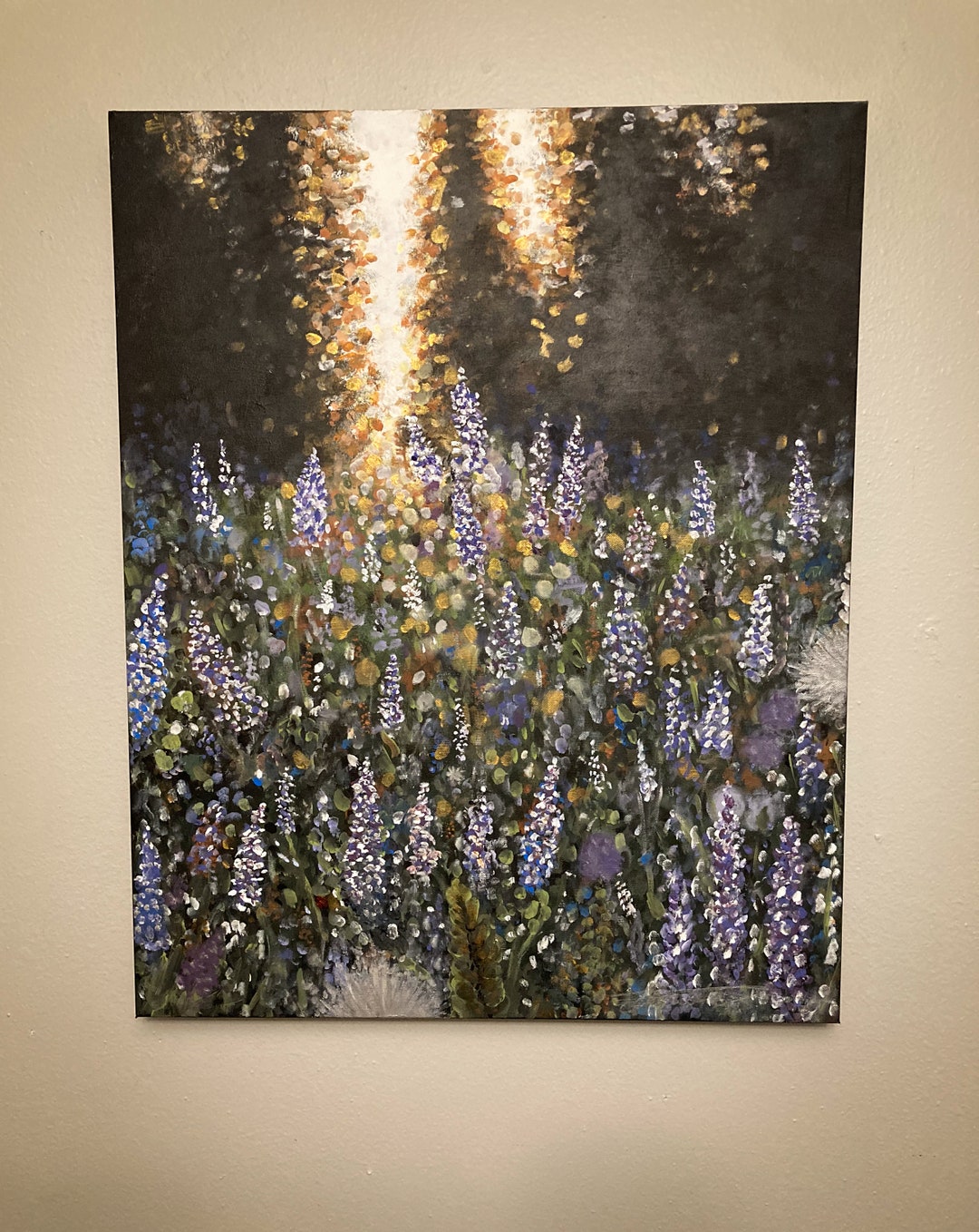 Golden Hour - Acrylic Painting 18"x24" Stretched Canvas Art - Etsy