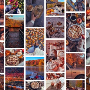 Cozy Fall Photo Collage Kit Digital Journal Kit - Etsy