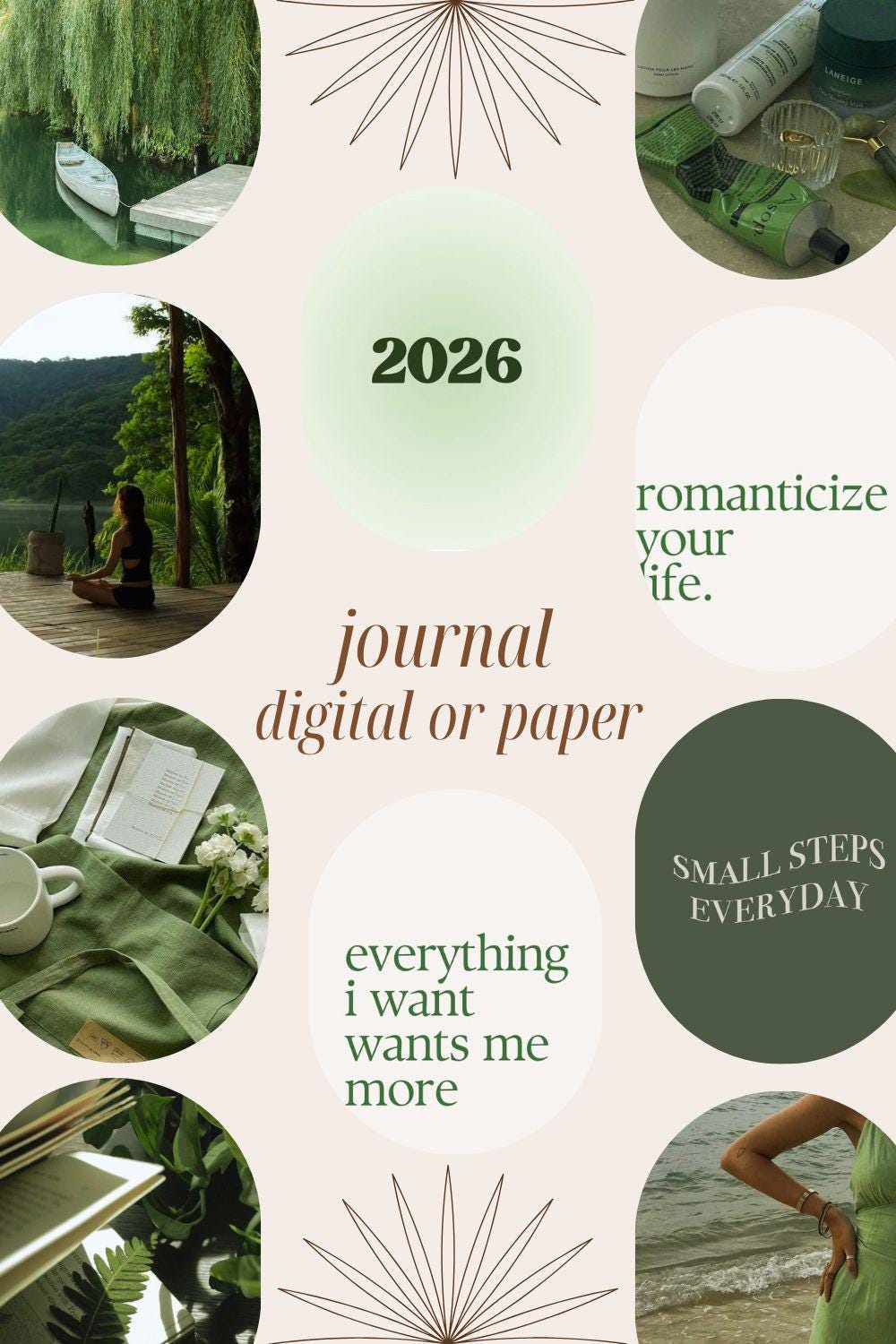 Green Vision Board Wall Art Photo Kit 2026 Planner - Etsy